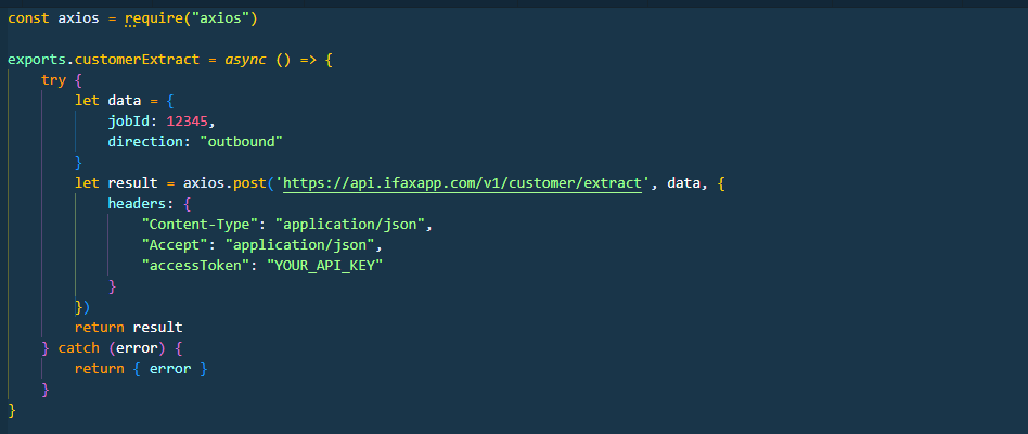 API Documentation | iFax