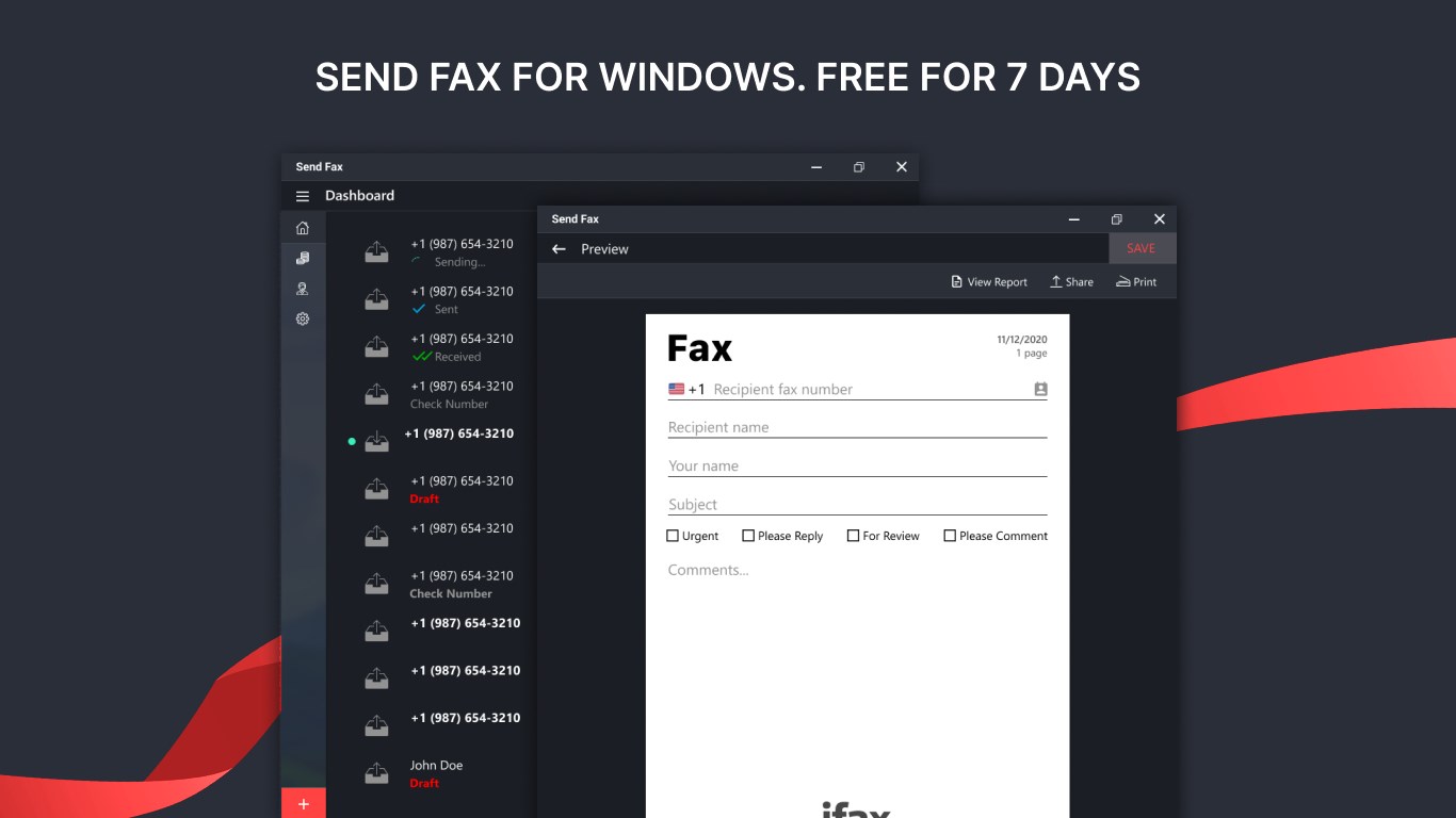 SendFax Send Fax Online, Ad free