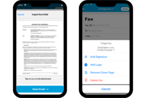 Fax from iPhone. Easily send & receive faxes using iOS app.