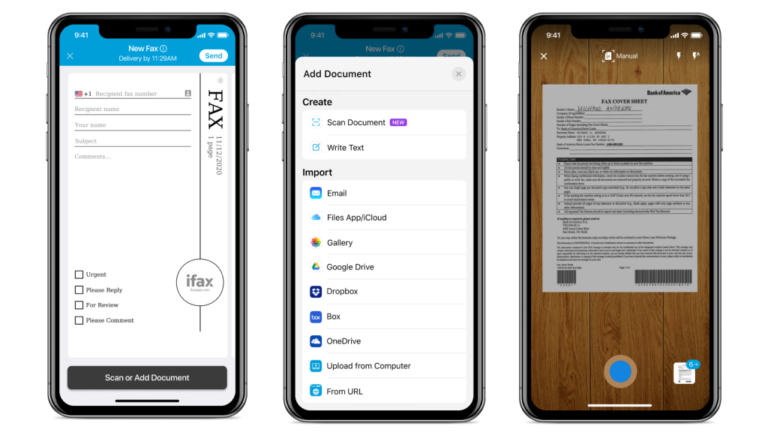 Scan and Fax Documents using your mobile phone | iFax