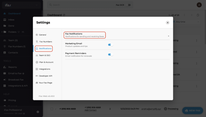 Fax Notifications: Set Up and Configure Message Alerts - iFax