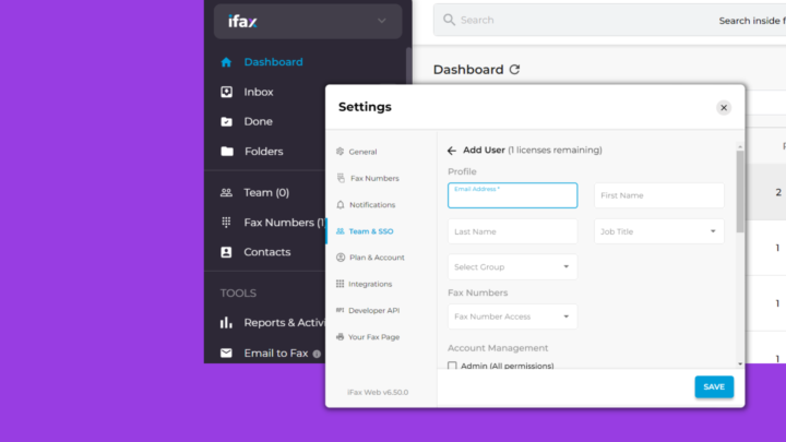 Team Setup and Configuration for Fax Management Efficiency | iFax