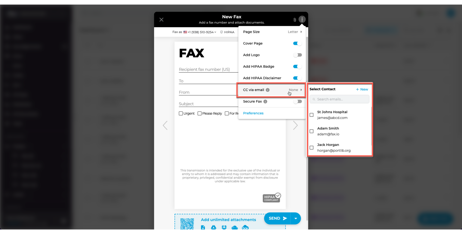 Step-by-Step: Send a One-Time Fax Link via Email