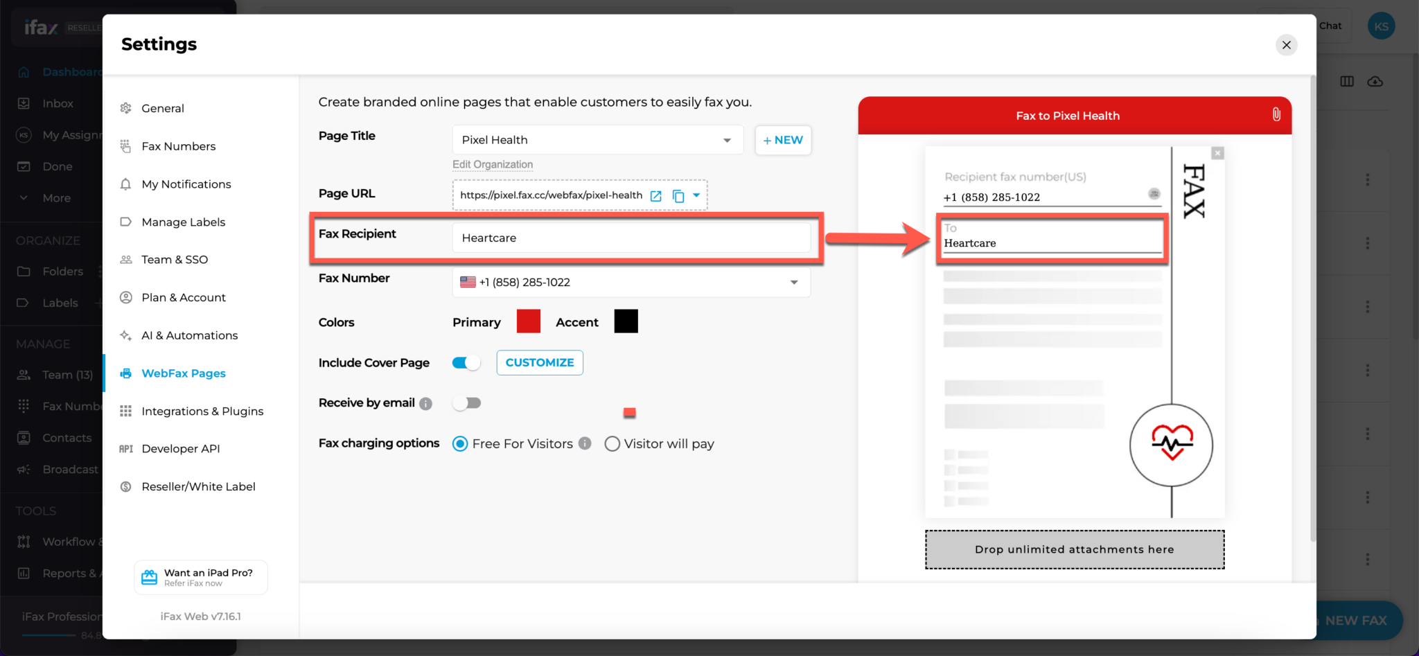 How to Set Up a Company Fax Page on iFax - iFax