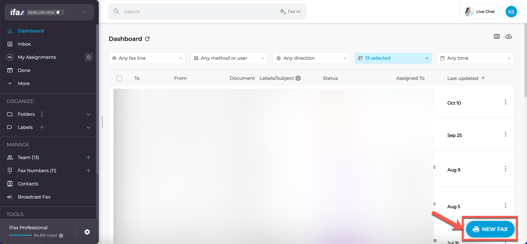 How to send a Fax - iFax