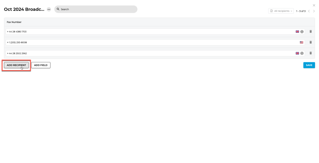 How to Send a Fax to multiple recipients in bulk through Broadcast Fax ...