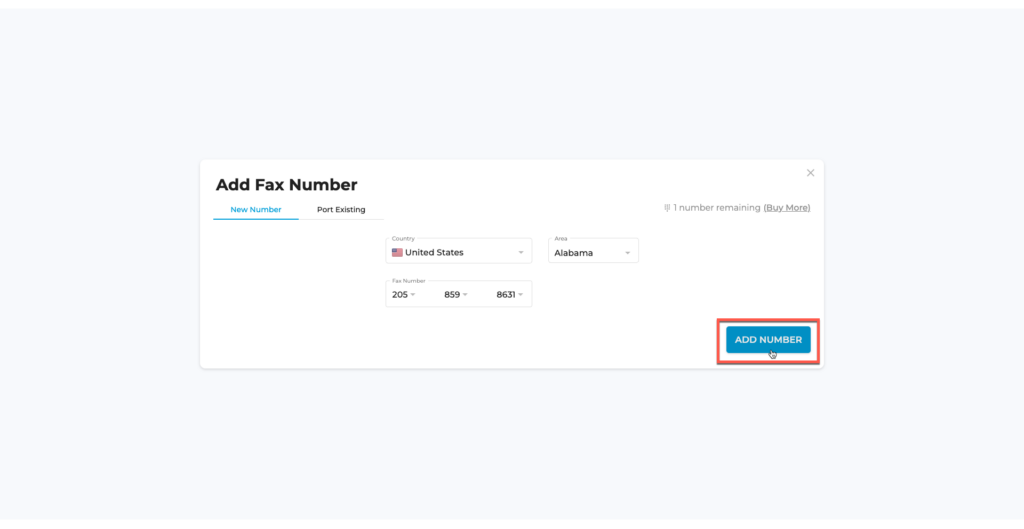 How to port a new fax number - iFax