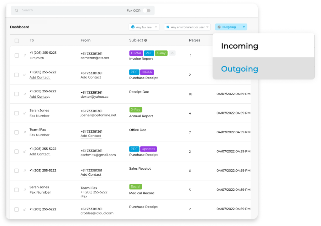 Outgoing Fax: Manage Outbound Faxes Securely With iFax