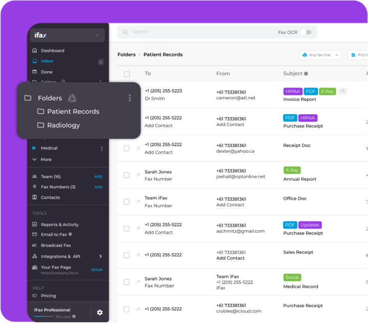 Fax Inbox by iFax – Secure & Organized Fax Management