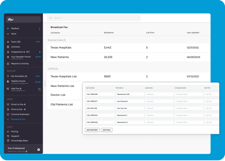 Fax Broadcasting Service [Free 30-Day Trial]