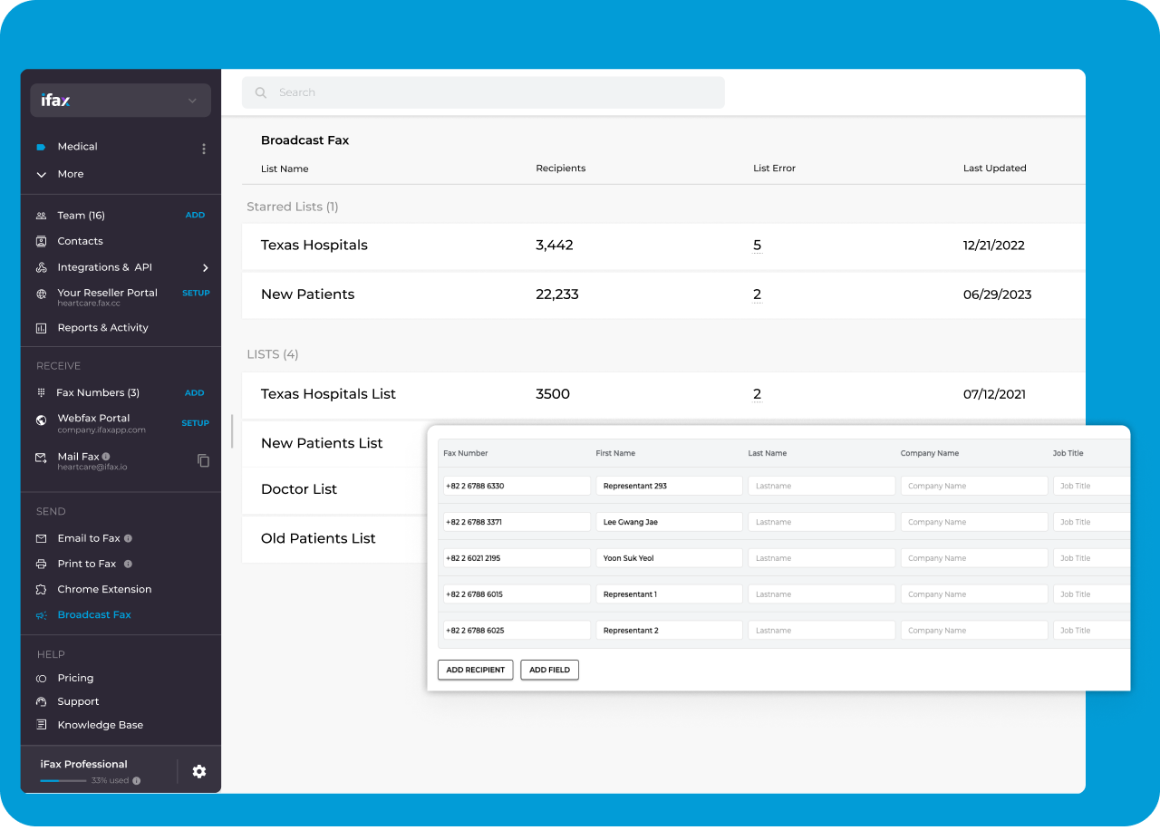 Fax Broadcasting Service [Free 30-Day Trial]