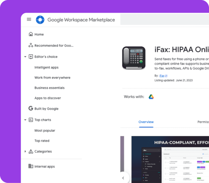 Google Workspace Fax: Send Fax From Gmail, Drive, Docs