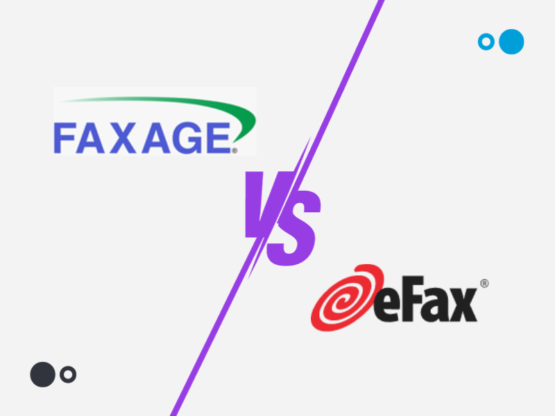 Faxage vs eFax: Comparison of Features and Pricing