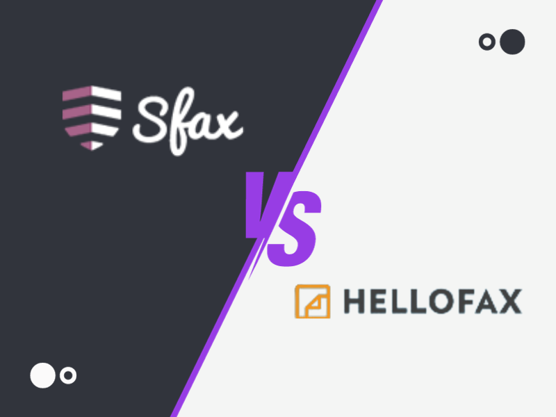 Sfax vs HelloFax: Fax Service Comparison