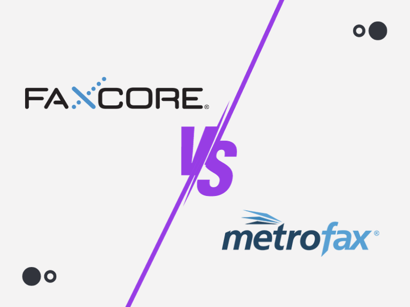 FaxCore vs MetroFax: 2024 Comparison