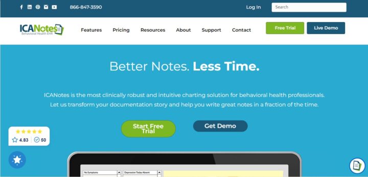 ICANotes EHR for Behavioral Health: All You Need to Know