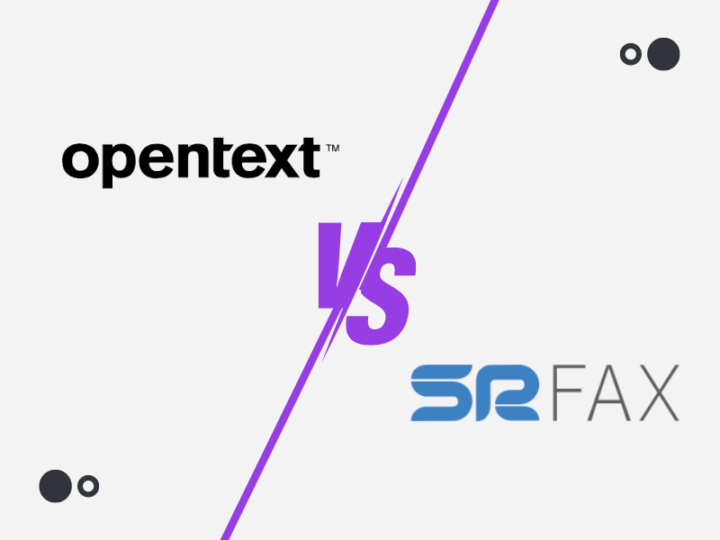Opentext vs SRFax: Fax Service Comparison