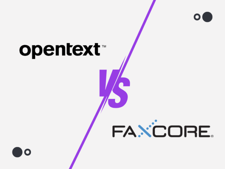 OpenText vs FaxCore: Fax Service Comparison