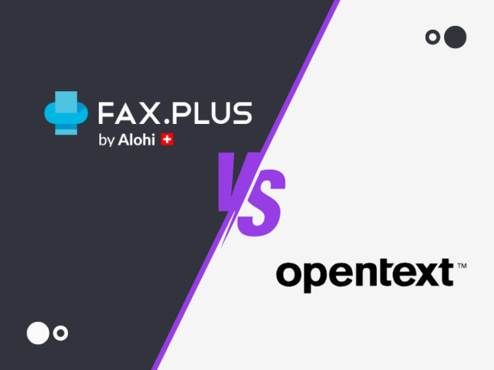 FaxPlus vs OpenText: Fax Service Comparison