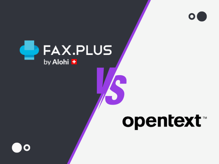 FaxPlus vs OpenText: Fax Service Comparison