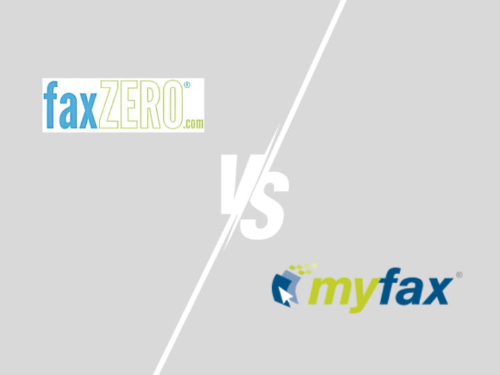 FaxZero vs MyFax (Features Comparison - 2025 Update)