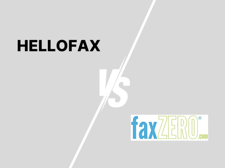 HelloFax vs FaxZero (Side by Side Feature Comparison)