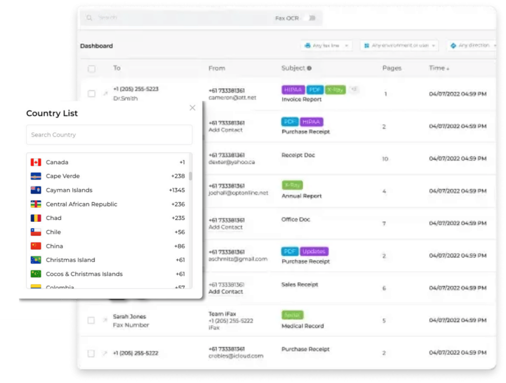 Send an International Fax Online - Fax Internationally