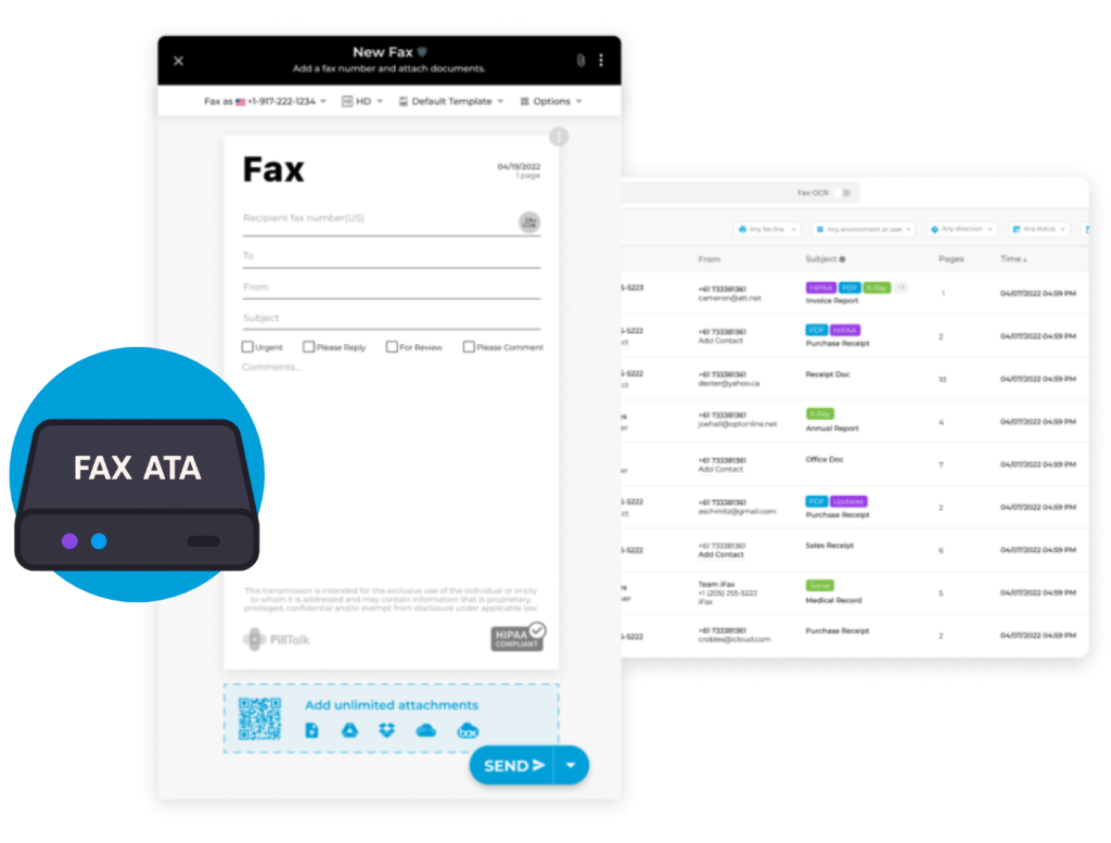 Faxing With a Fax ATA
