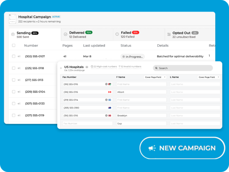 Blast Fax Service: HIPAA Compliant Fax Broadcasting | High-Volume