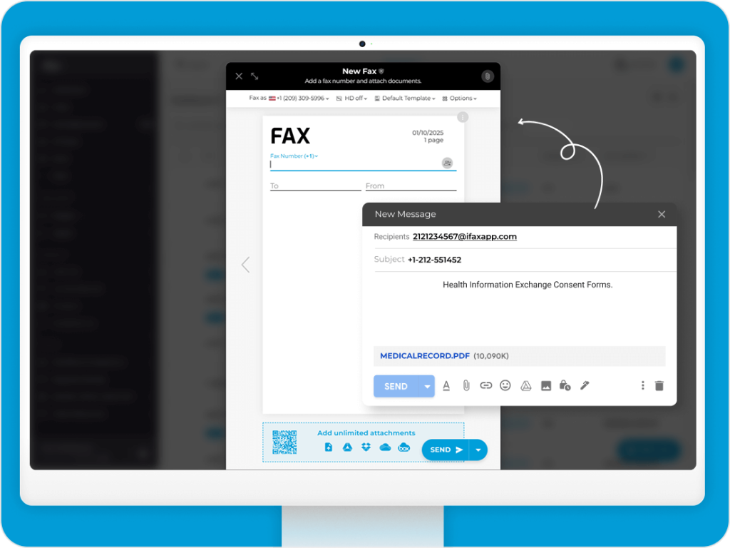 Email to Fax: Send Fax From Email Using Gmail, Outlook, iCloud, Yahoo Mail