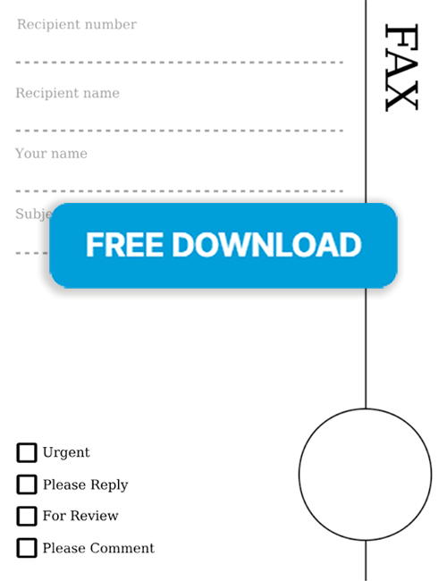 Fax Cover Sheet and Fax Cover Pages [Free Templates]